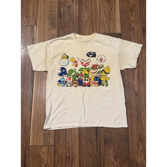 Jerzees | Shirts | Super Mario Tshirt Mens L White Vintage 200s ...